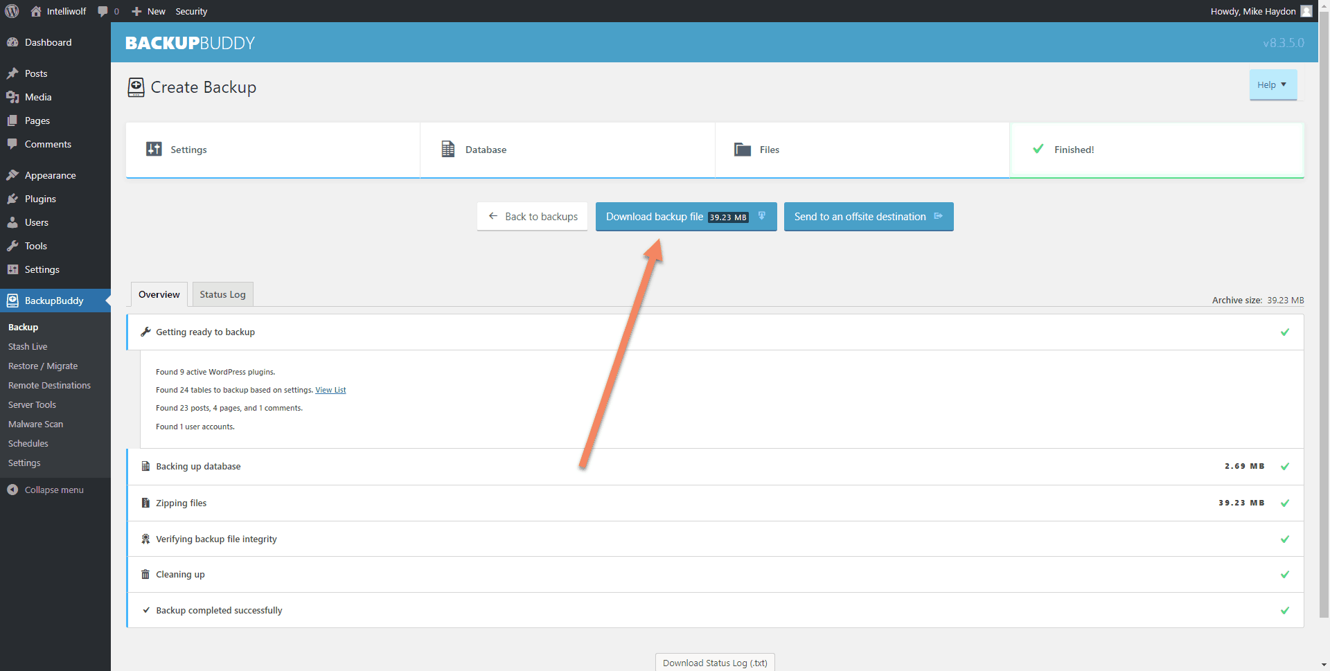 How To Migrate A WordPress Site With BackupBuddy