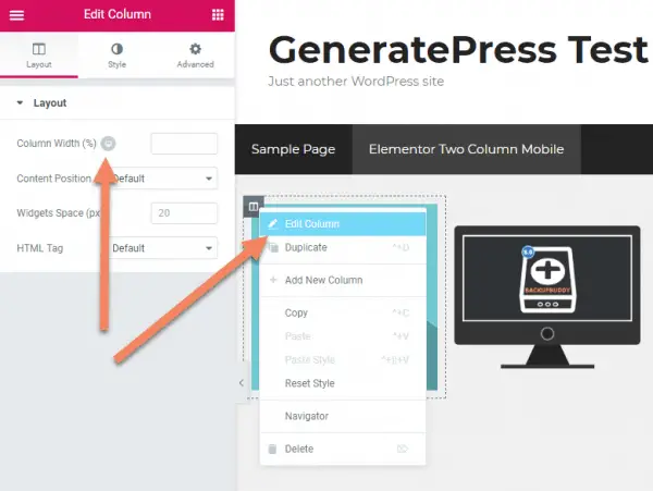 How To Display Two Columns On Mobile In Elementor