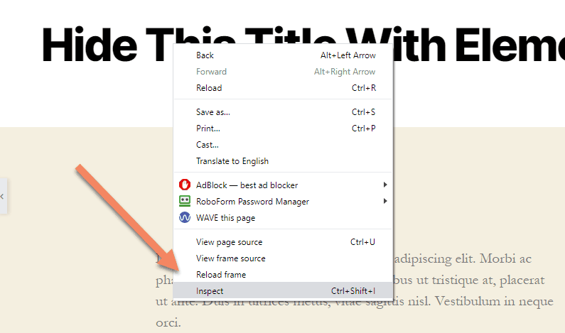 How to Hide the Page Title with Elementor How to Hide the Page Title with Elementor