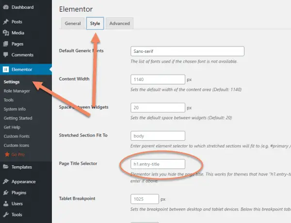 How to Hide the Page Title with Elementor How to Hide the Page Title with Elementor
