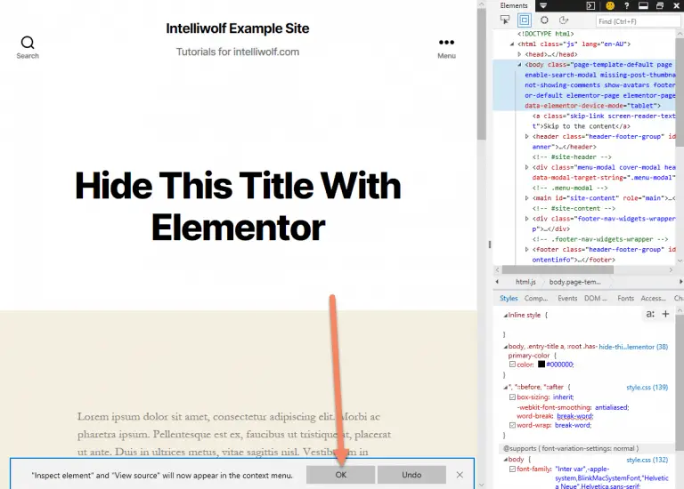 How to Find Code Using Inspect Element (Chrome, IE, Firefox, Safari)