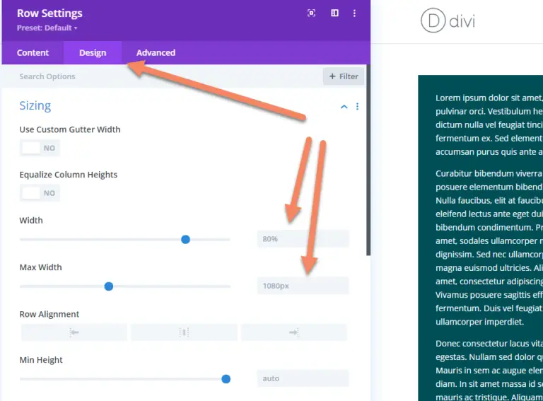 How To Make Divi Sections Be Full Width