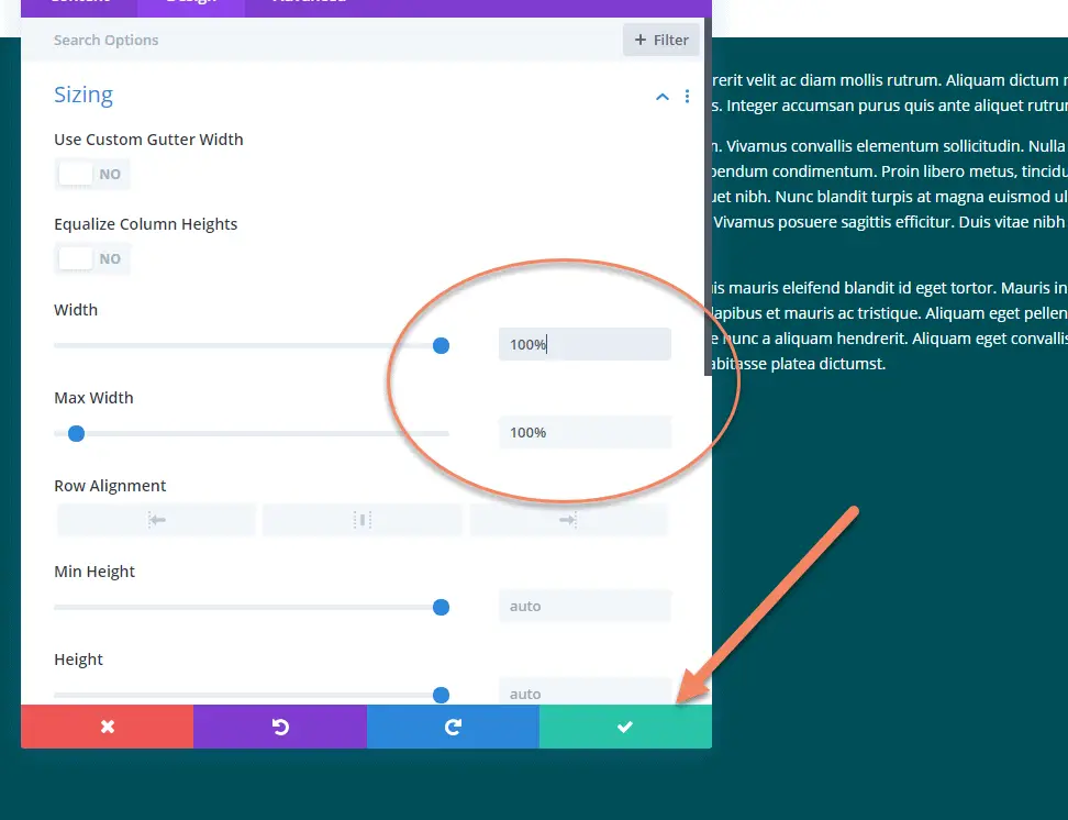 How To Make Divi Sections Be Full Width